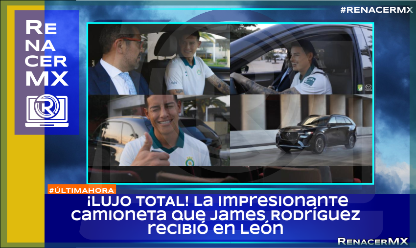 ¡LUJO TOTAL! La impresionante camioneta que James Rodríguez recibió en León