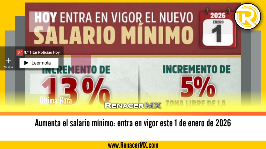 Aumenta el salario mínimo: entra en vigor este 1 de enero de 2026
